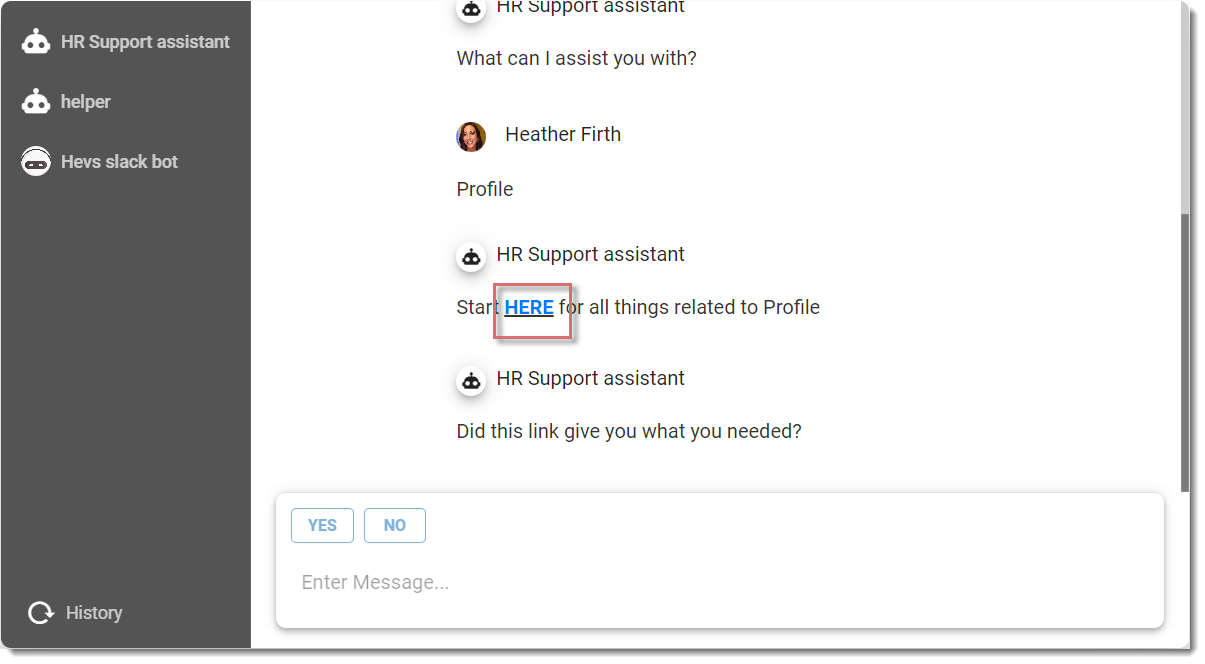 HR Support Assistant Bot – Applaud Support