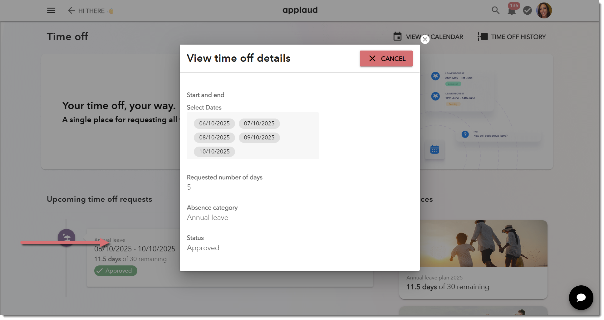 About the list block primary action feature – Applaud Support
